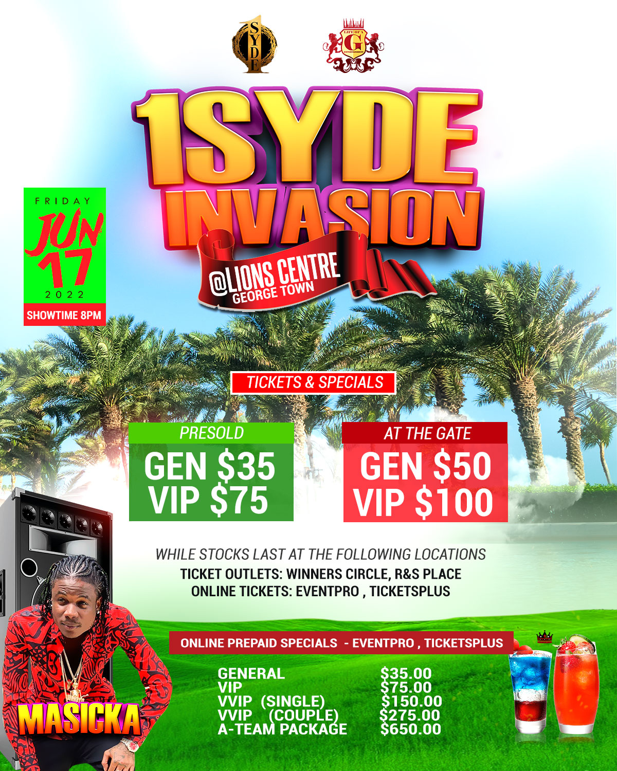 438 - Masicka Live in Concert | TicketsPlus