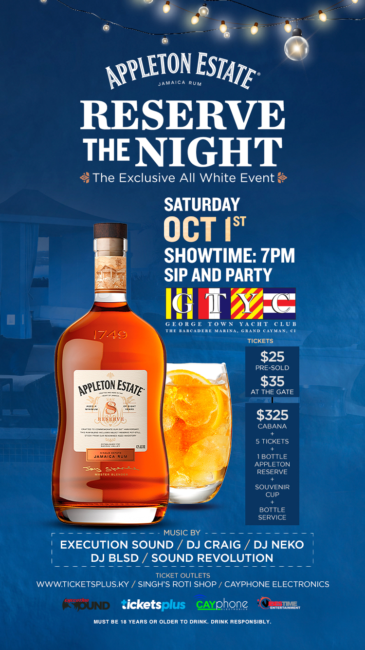 Appleton Estate Reserve The Night "The Exclusive All White Event ...