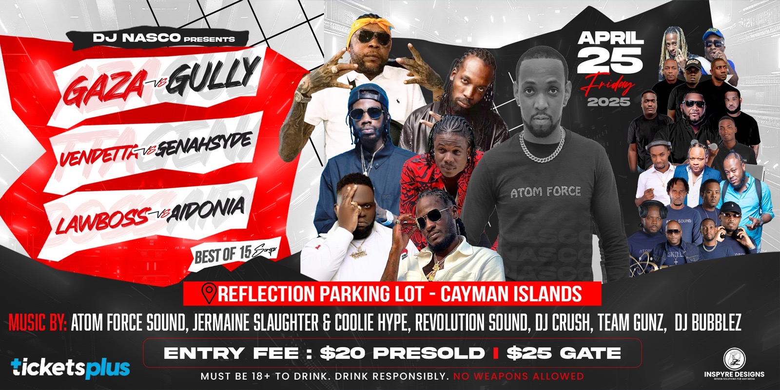 DJ NASCO PRESENTS: GAZA VS GULLY & VENDETTA VS GENAHSYDE & LAW BOSS VS ...